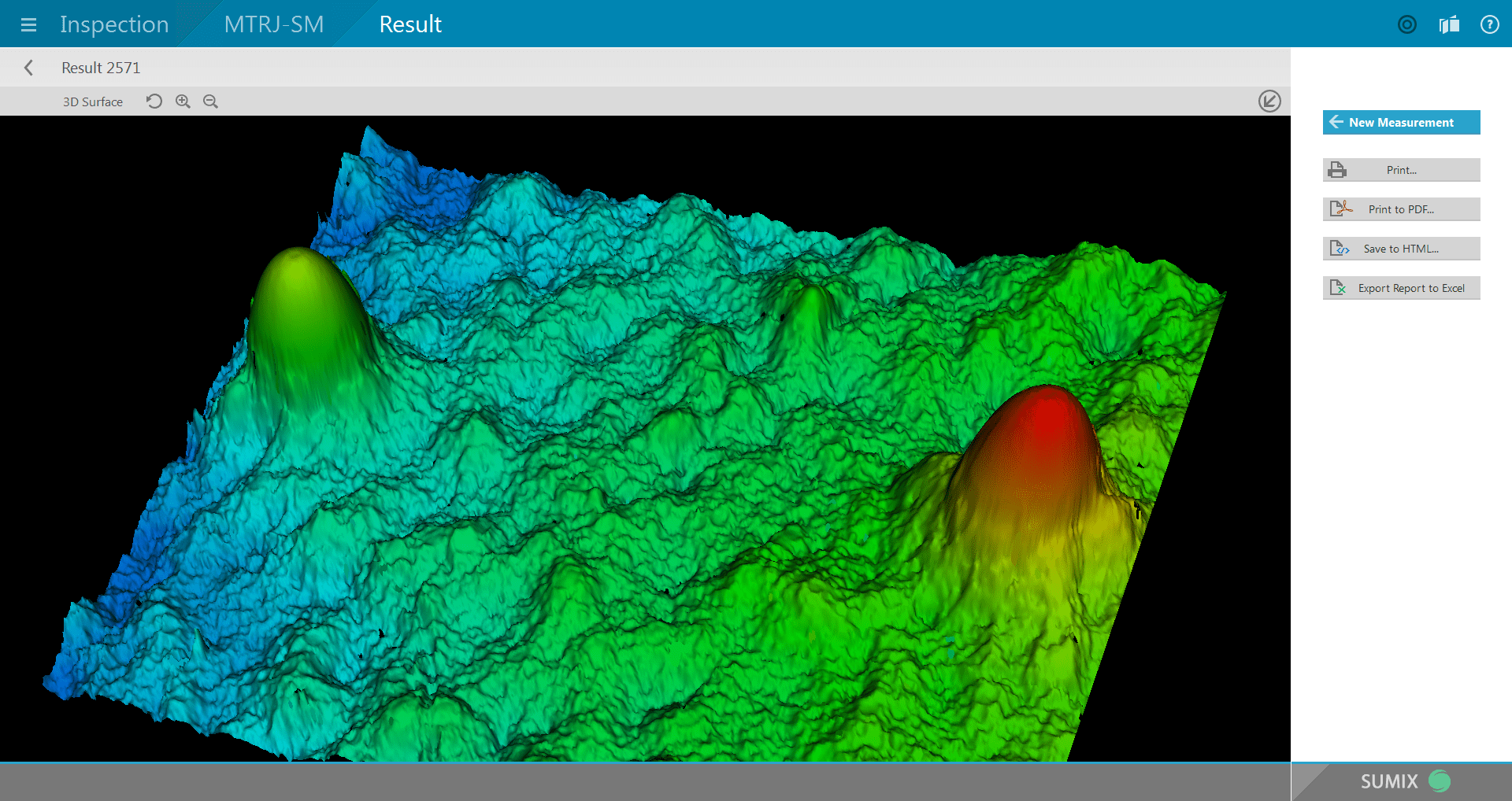 Sumix | Interferometers | MAX-QM+ for single and multi-fiber inspection
